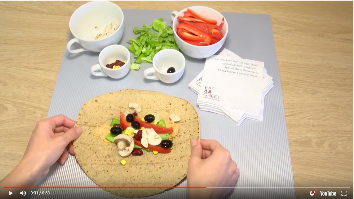 Aktion Neue Nachbarn | Wie faltet man einen perfekten Wrap?